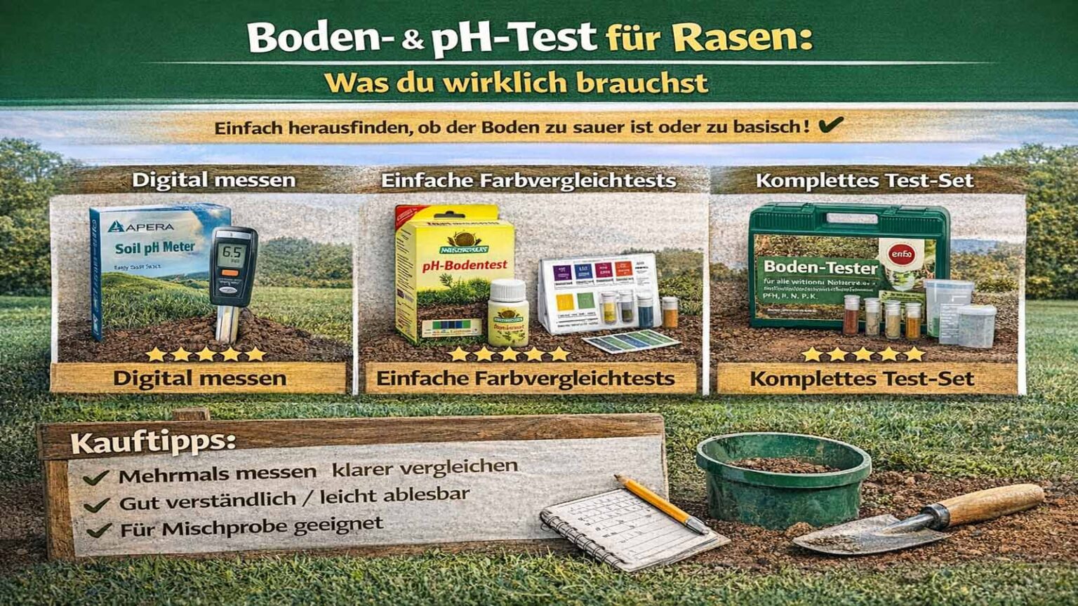 Ph Wert Boden Rasen